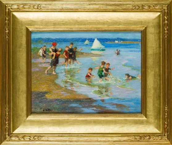 Children At Play On The Beach by Edward Henry Potthast on artnet