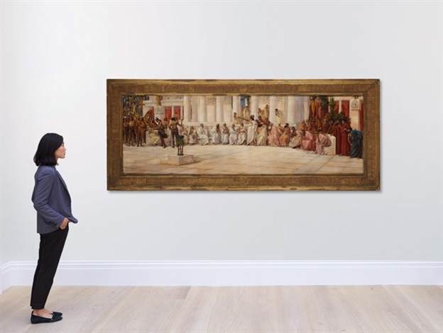 The First Invasion of Rome by the Gauls, Insult to Papirius by Thomas ...