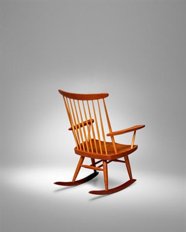 New Chair Rocker with Arms by George Nakashima on artnet