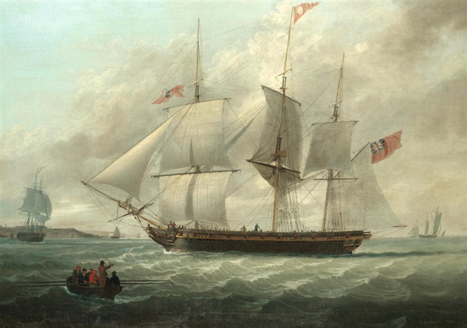 The merchantman Barton at Liverpool by John Jenkinson on artnet