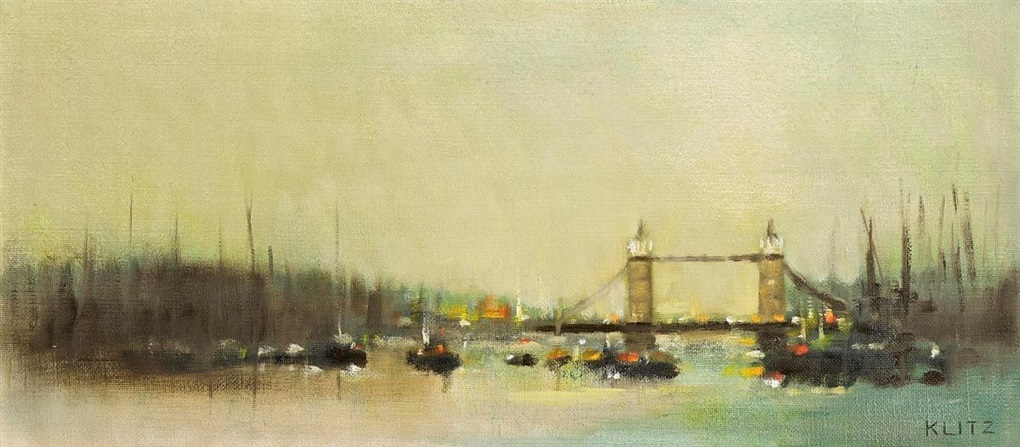 The Thames and Tower Bridge by Anthony Klitz on artnet