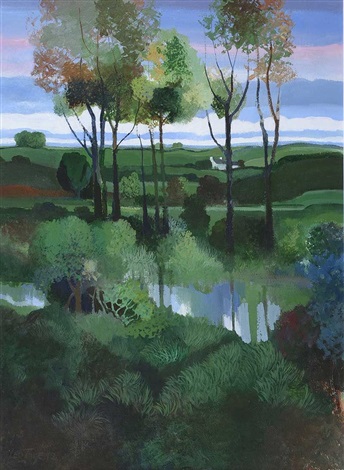 PATTERNS, RIVER TREES by Leo Toye on artnet