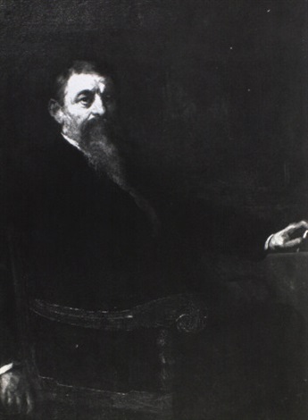 Portrait of Colonel W. West, founder of West Art Gallery by Eastman ...