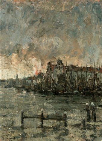 The mill near Ostend by Guillaume Vogels on artnet