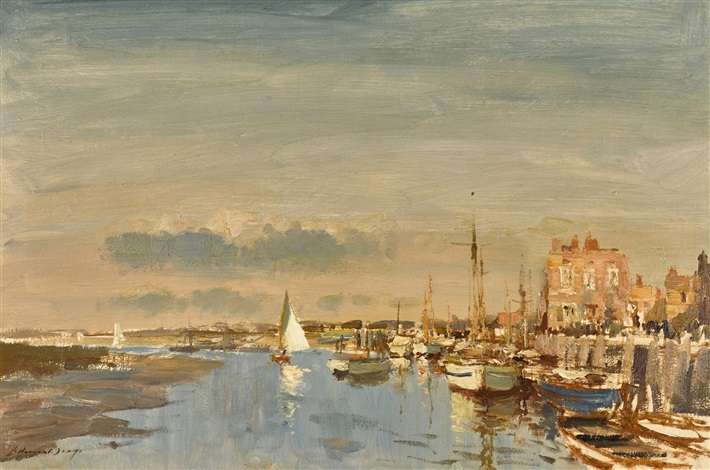 August Evening, Norfolk Coast by Edward Seago on artnet