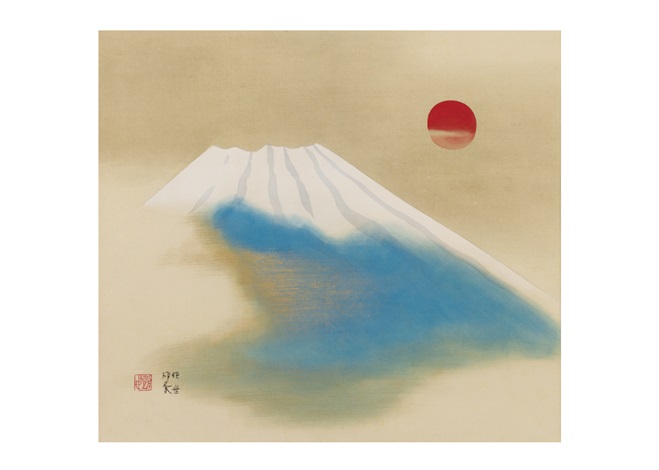 SNOWY MOUNTAIN IN DAWN by Insho Domoto on artnet