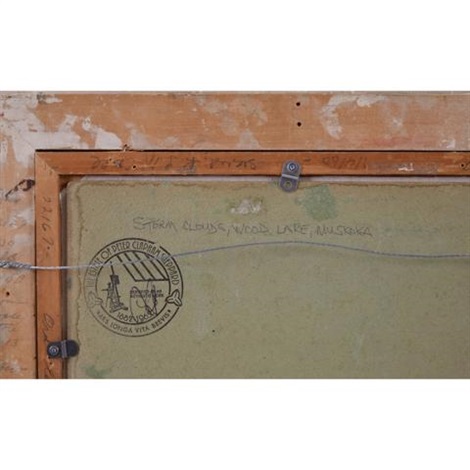 STORM CLOUDS, WOOD LAKE, MUSKOKA by Peter Clapham Sheppard on artnet