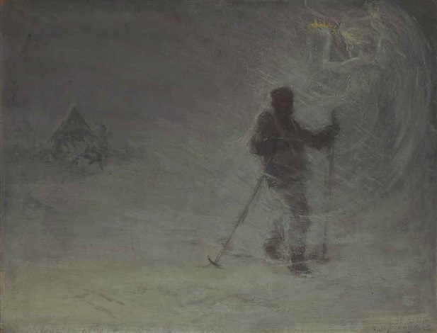 A very gallant gentleman Lawrence Titus Oates walking out into the ...