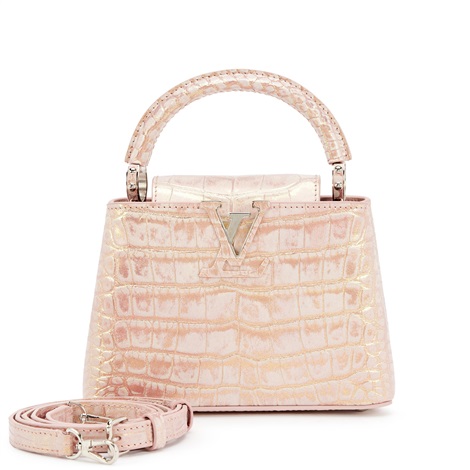 Louis Vuitton, Mini Capucines Pink Gold Crocodile, no CITES on artnet
