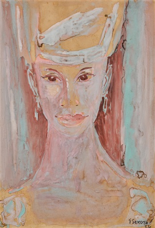 Portrait of a Woman by Gerard Sekoto on artnet