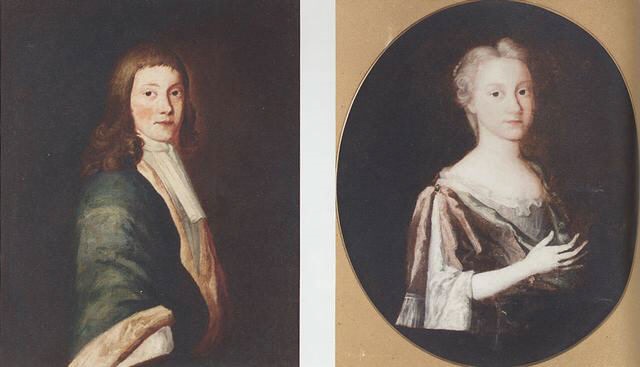 Portraits of Mr. Edward Kitchen and Mrs. Freake Wolcott Kitchen by ...