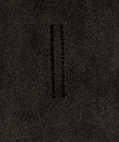 Two Columns of Incised Lines -1- by Edda Renouf on artnet