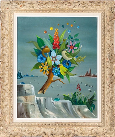 Birds on a Floating Branch by Georges Spiro on artnet