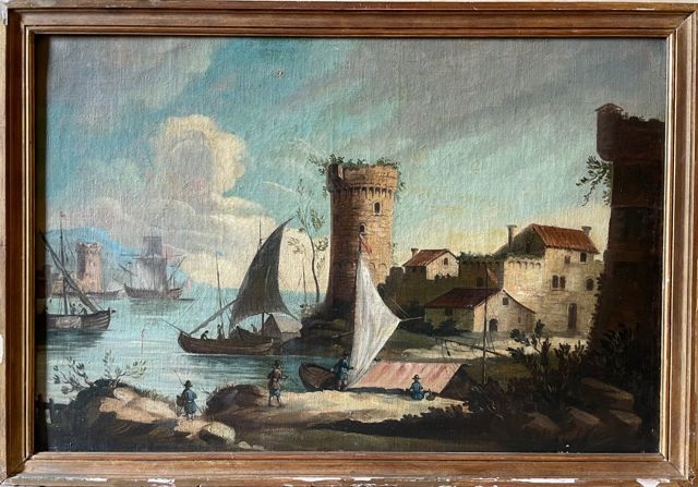 Paysages maritimes by Charles François Lacroix on artnet