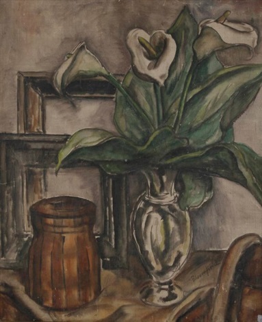 Nature morte au vase darums by Harry Bloomfield on artnet