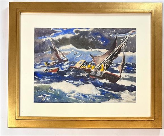 In Rough Seas by James Floyd Clymer on artnet