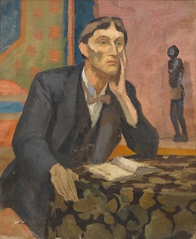 Portrait of Arthur Waley by Roger Fry on artnet