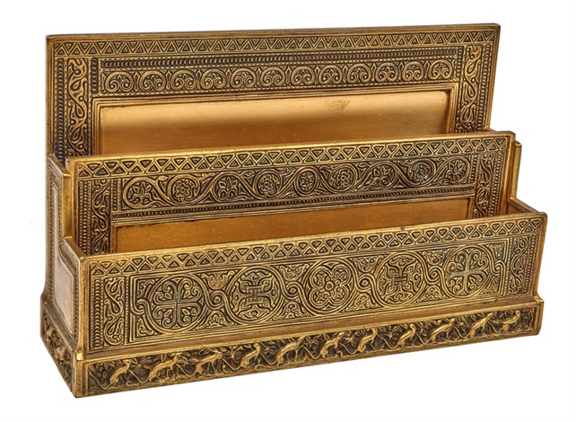 Venetian letter rack by Tiffany Studios on artnet