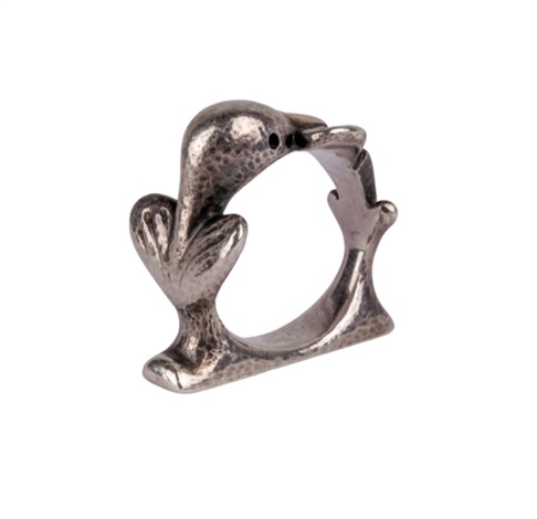 Mosheh Oved Polish-Jewish, 1885 - 1958, A silver and gold ...