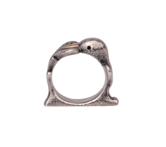 Mosheh Oved Polish-Jewish, 1885 - 1958, A silver and gold ...