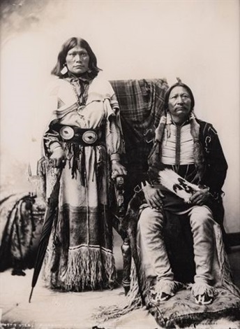 White Eagle, Poncha, Buckskin Charlie and Wife, Utes - Colorado, and ...