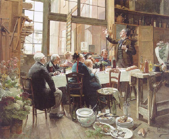 The toast by Henri Cain on artnet