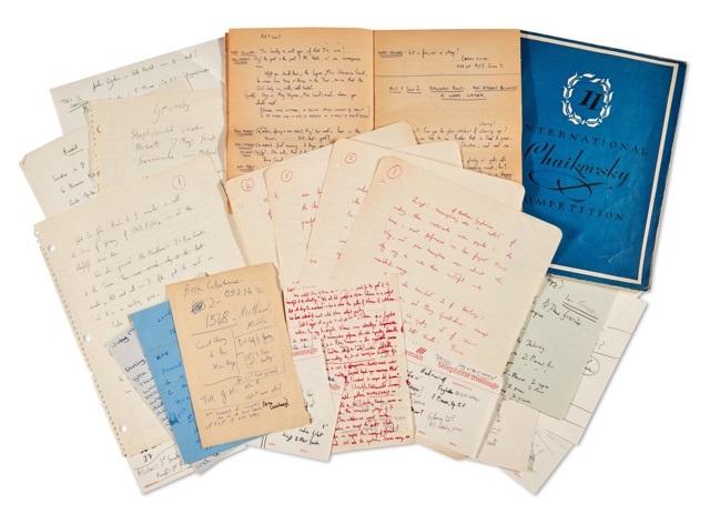 John Ogdon. Collection of prize certificates, plaques and autograph ...