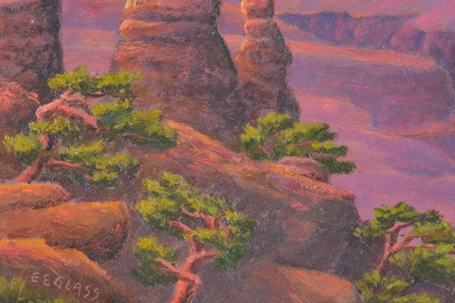 Grand Canyon Vista Mid 20th Century by Emerson Everett Glass on artnet
