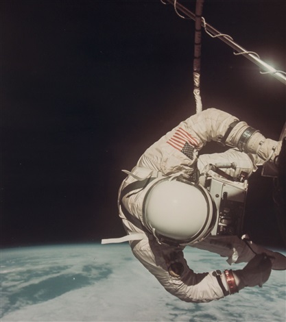 EVA by Buzz Aldrin, Gemini 12, November 1966 by NASA and Jim Lovell on ...