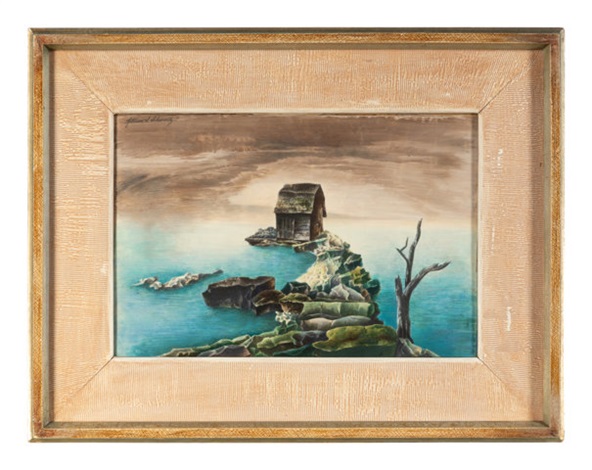 An Old Boathouse in Ellison Bay by William Samuel Schwartz on artnet