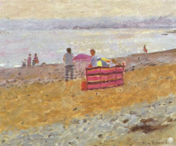Beach scene by Ken Howard on artnet