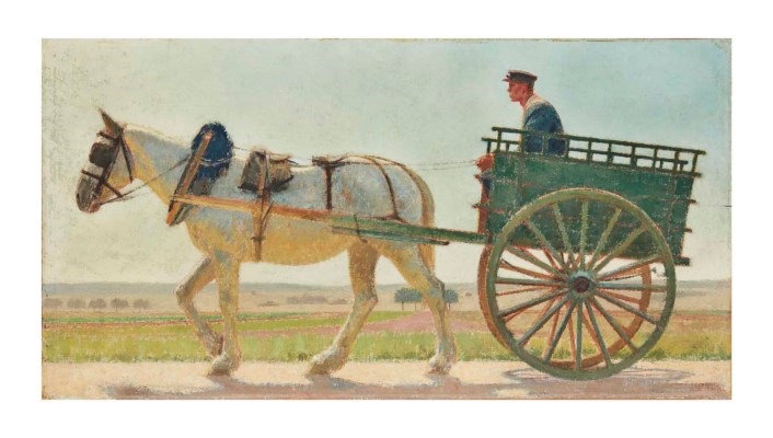 La Charrette by Bernard Boutet de Monvel on artnet