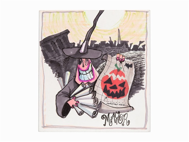 Mayor from Nightmare Before Christmas by Tim Burton on artnet