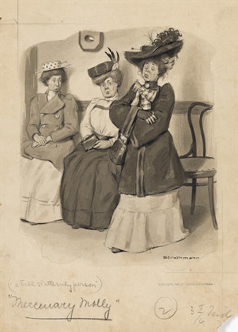 A tall, slatternly person. by Frederick Strothmann on artnet