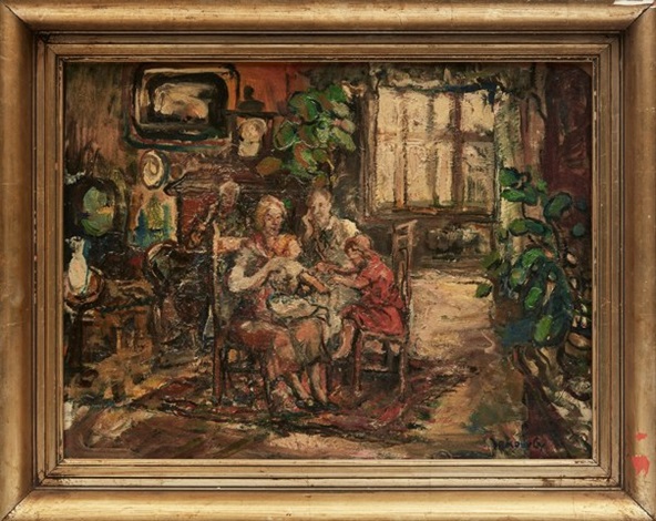Interior Scene by Július Jakoby on artnet