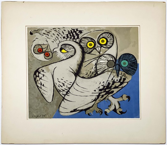 Cluster of Owls by Herbert Bayer on artnet