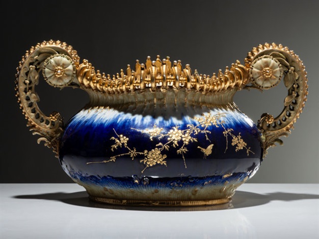 Amphora Handled Bowl by Riessner, Stellmacher & Kessel on artnet