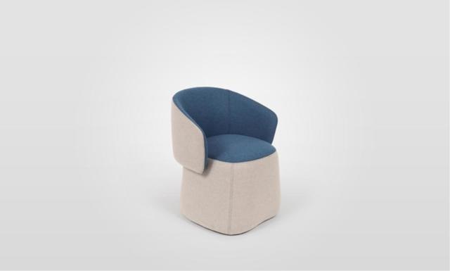 Chick Pouf Ottoman Chair By Haworth by Haworth Collection (Co.) on artnet