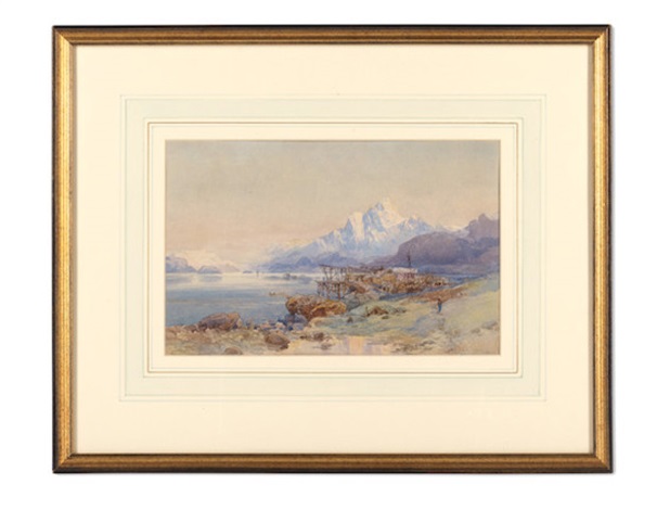 Codfishery in the Lofotens by Edward Theodore Compton on artnet