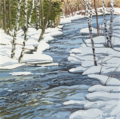 Duck pond trap 24 works by Neil Welliver on artnet