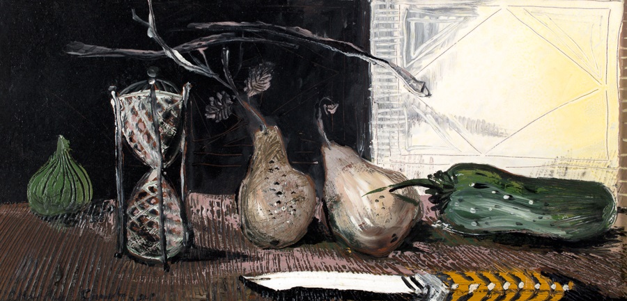 Still life with hourglass by Christo Coetzee on artnet