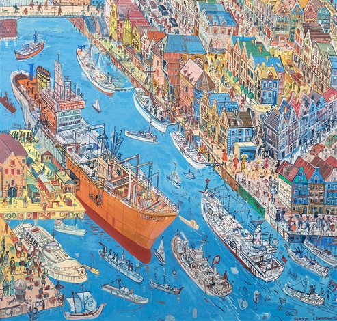 Gdańsk by Edward Dwurnik on artnet