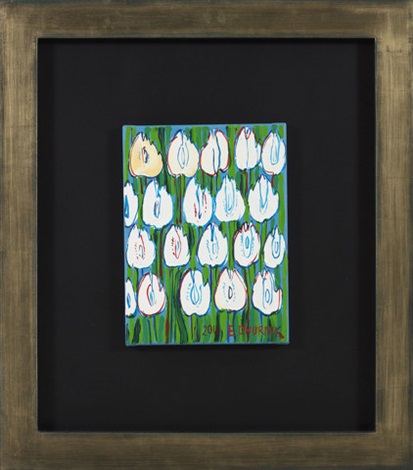 BIAŁE TULIPANY by Edward Dwurnik on artnet