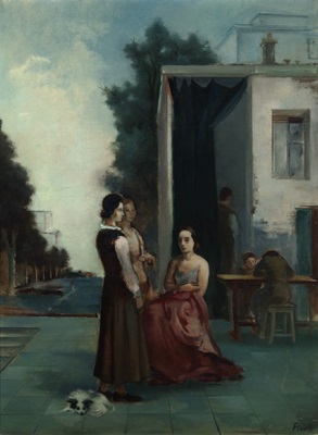 Auf der Terrasse by Josef Floch on artnet