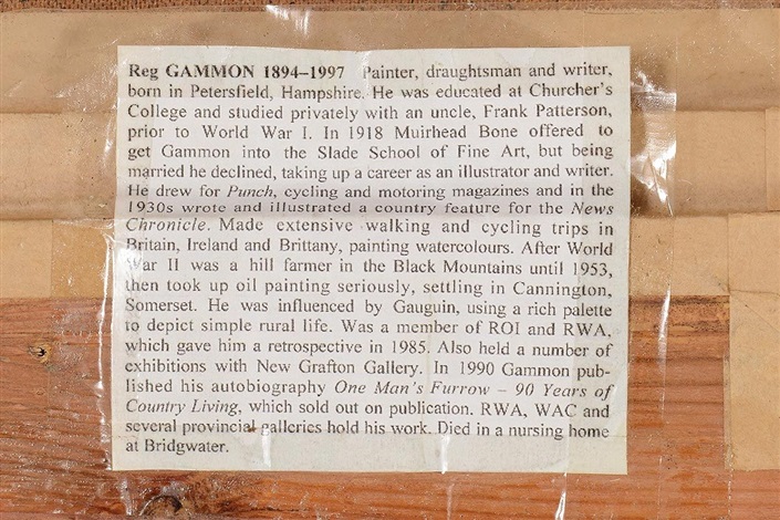 Figures by the Shore, Brittany by Reginald Gammon on artnet