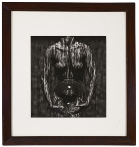 Waterfall, Woman with Sphere, Hollywood, 1989 by Herb Ritts on artnet