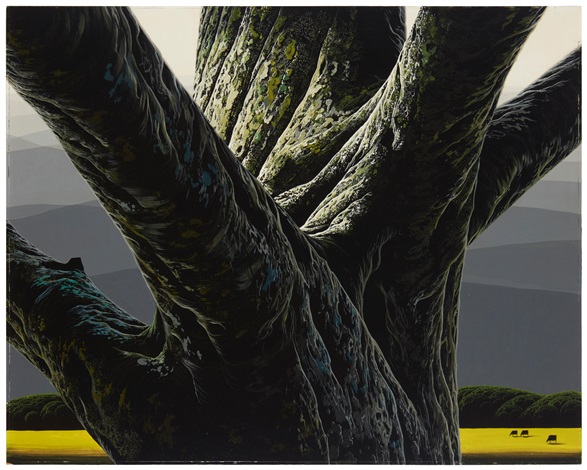 Tree Trunk, 1970 by Eyvind Earle on artnet