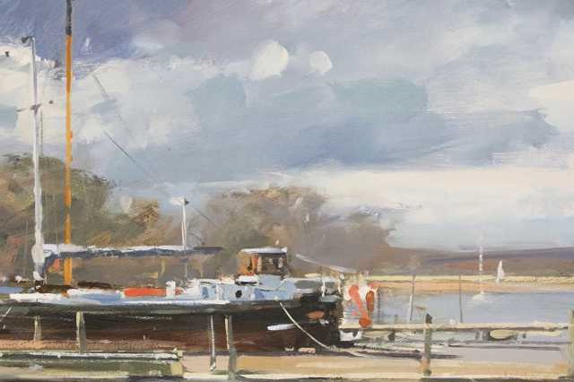 On the Hard, Pin Mill by Graham Webber on artnet