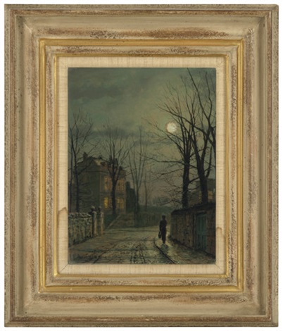 Corner of the Old Road, Claughton, near Scarborough by John Atkinson ...