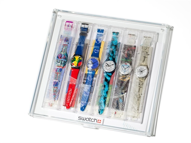 The First Artist Collection Six Special Swatch Watches, 1995 on artnet